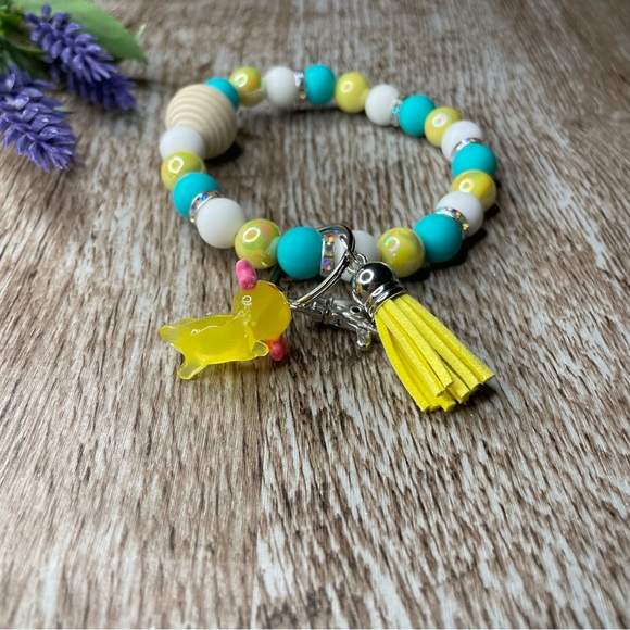 Hand Crafted | Jewelry | Wristlet Axolotl Keychain Artisan Silicone ...